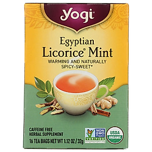 Yogi Tea, Egyptian Licorice Mint, 16 Count