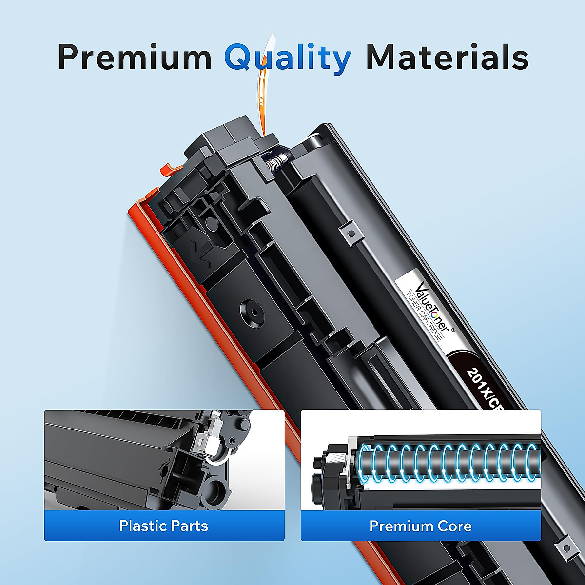 Valuetoner Compatible Toner Cartridge Replacement for HP 201A 201X CF400X CF400A CF401A CF402A CF403A for Color Pro MFP M277dw M252dw M277c6 M277n M277 M252n Printer(Black, Cyan, Magenta, Yellow)