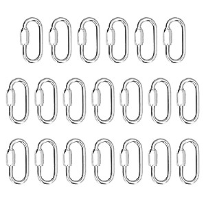 20 Pcs Bird Foot Rings, Bite Resistant Stainless Steel Parrot Leg Rings Bird Toy Accessories for Conure Cockatiel Cockatoo Lovebird