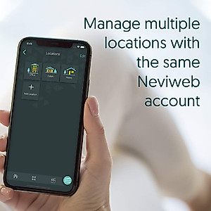 Sinopé Smart Double-Pole Thermostat for Electric Heating TH1500ZB (Compatible with Alexa) 3600 W / 240 V