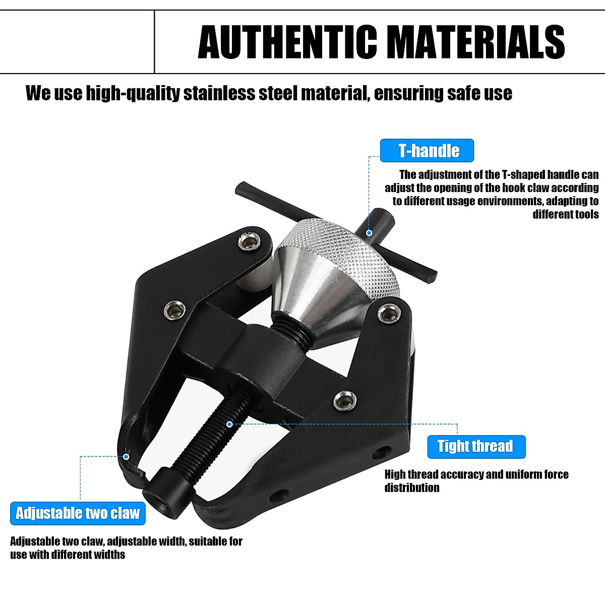 ZBGUN 1 PC Car Wiper Puller, Fixed Ball-Type Windshield Wiper Arm Deletion Special Tool, Universal Auxiliary Repair Accessories, Product Compatible with Cars, Trucks, Vans, SUVs, Trailers (Black)