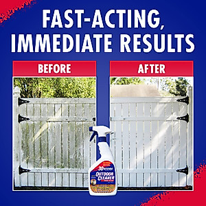 30 SECONDS Outdoor Mold & Mildew Stain Remover Spray | Ready To Use | 32 fl. oz. | 2 Pack