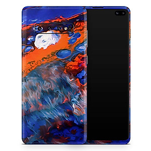 DesignSkinz Blurred Abstract Flow V43 Protective Vinyl Decal Wrap Skin Cover Compatible with The Samsung Galaxy S20 (Screen Trim & Back Glass Skin)