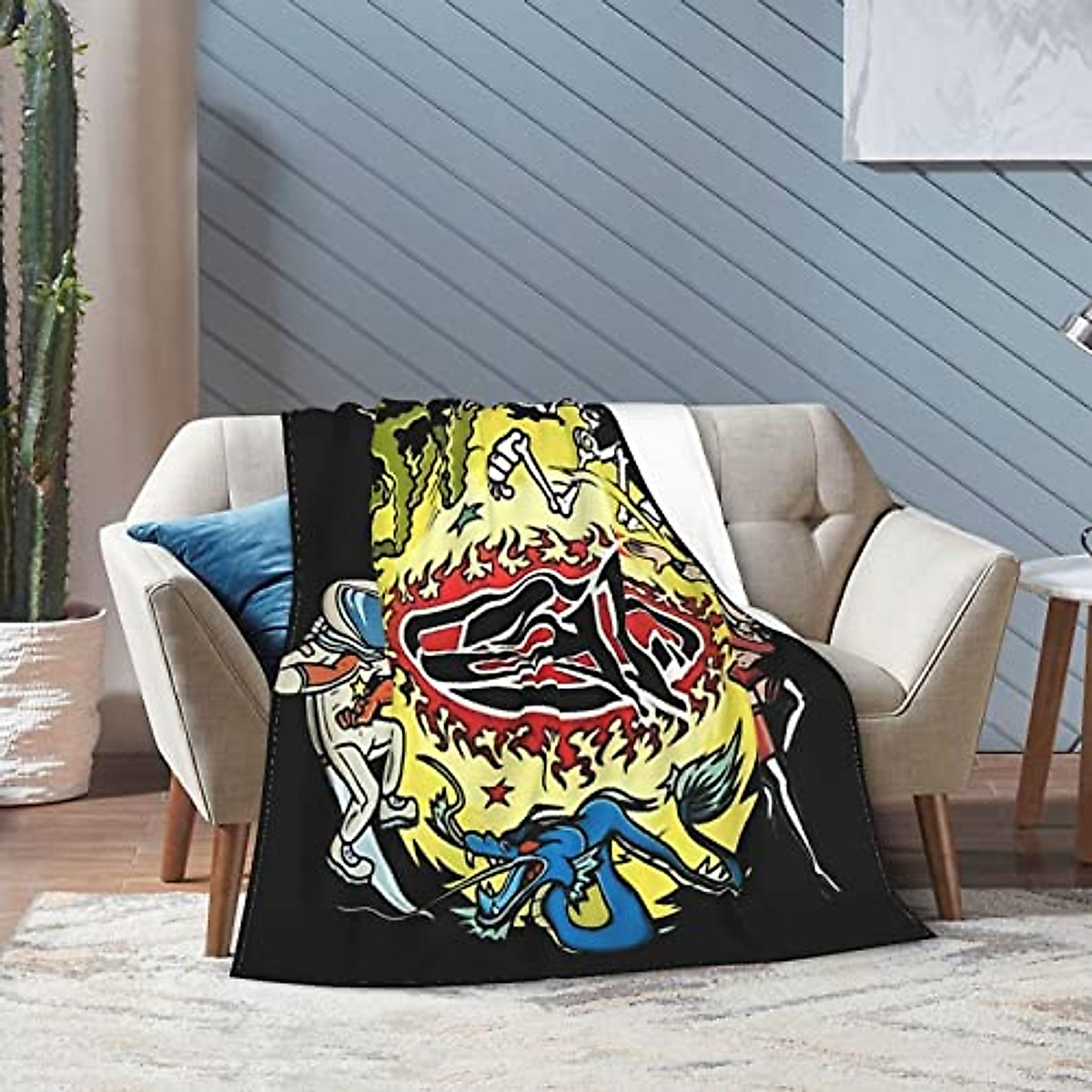 STYLOPUNK 311 Band Throw Blankets Lightweight Flannel Blankets Funny Fleece Bed Blanket All Seasons 80"X60"