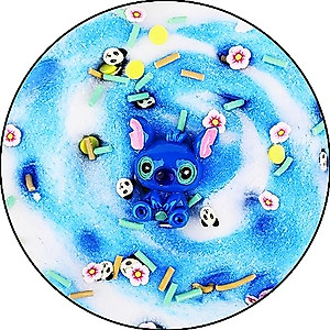 Cloud Slime with Cute Charms, Colorful Slime Scented DIY Slime Supplies for Boys and Girls, Stress Relief Toy for Kids Education, Party Favor, Best Birthday Gift,(7oz 200ML)