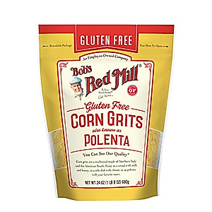 Bob's Red Mill Gluten Free Corn Grits/Polenta, 24-ounce (Pack of 4)