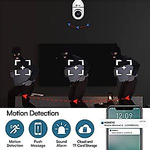XVIM 3MP Wireless Light Bulb Security Camera, 2.4Ghz WiFi Bullet Camera, Home Security Camera with Night Vision, Motion Detection & 2-Way Audio