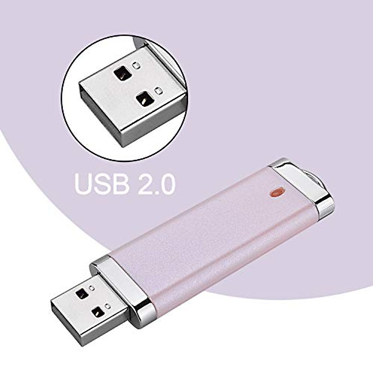 Sanfeya 5 Pack 64GB USB 2.0 Flash Drives, USB Flash Drives Memory Sticks Thumb Drives USB Sticks Pen Drives (5 Mixed Colors: Blue, Green, Pink, Purple, Yellow)