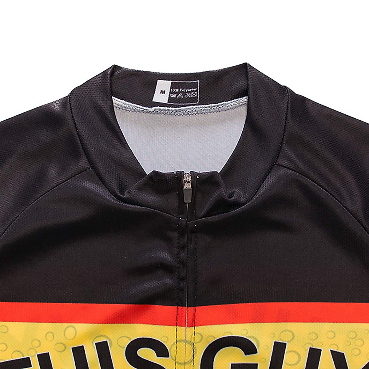 MOXILYN Men’s Short Sleeve Cycling Jersey Mountain Bike Shirts MTB Tops Zipper Pockets Reflective