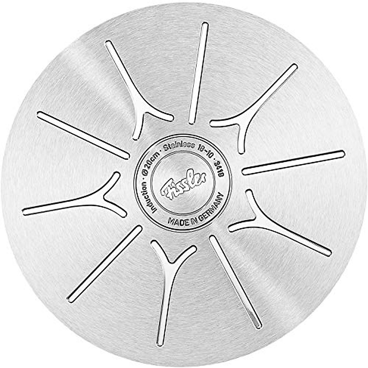 Fissler Pure-Profi Collection Stainless Steel Dutch Oven with Lid, 4.9 Quart