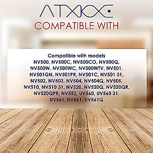 ATXKXE Vacuum Replacement Part Hose Handle for Shark Rotator Professional Lift-Away Accessories Models NV500 NV501 NV501c NV502 NV505 NV510 NV520 NV520Q NV520QR NV520QPR NV550 UV560 (1 Pack,Red)