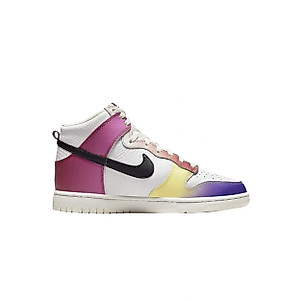 Nike Dunk HIGH White/Black/Pink/Yellow FD0802 100 Women's Size 5.5
