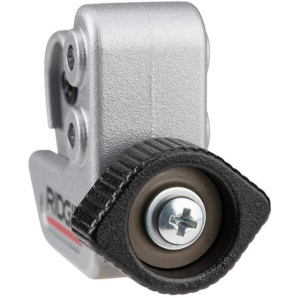 RIDGID 23498 Model RC-1625 Aluminum Ratchet Action 1/8" to 1-5/8" Plastic Pipe And Tubing Cutter, Silver & 40617 Model 101 Close Quarters Tubing Cutter with 1/4"-1-1/8" Cutting Capacity, Silver