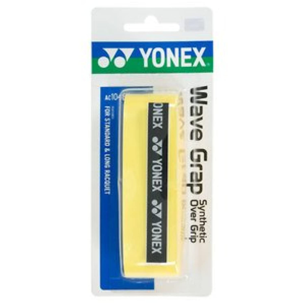 Yonex AC104EX Racket Wave Grap Yellow