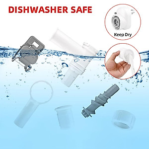 POSKZLE Pasta Attachment for Kitchenaid Stand Mixer with 6 Different Shapes Pasta Press Outlet,Durable 6-in-1 Pasta Extruder for Kitchenaid Mixer (SPXN02)