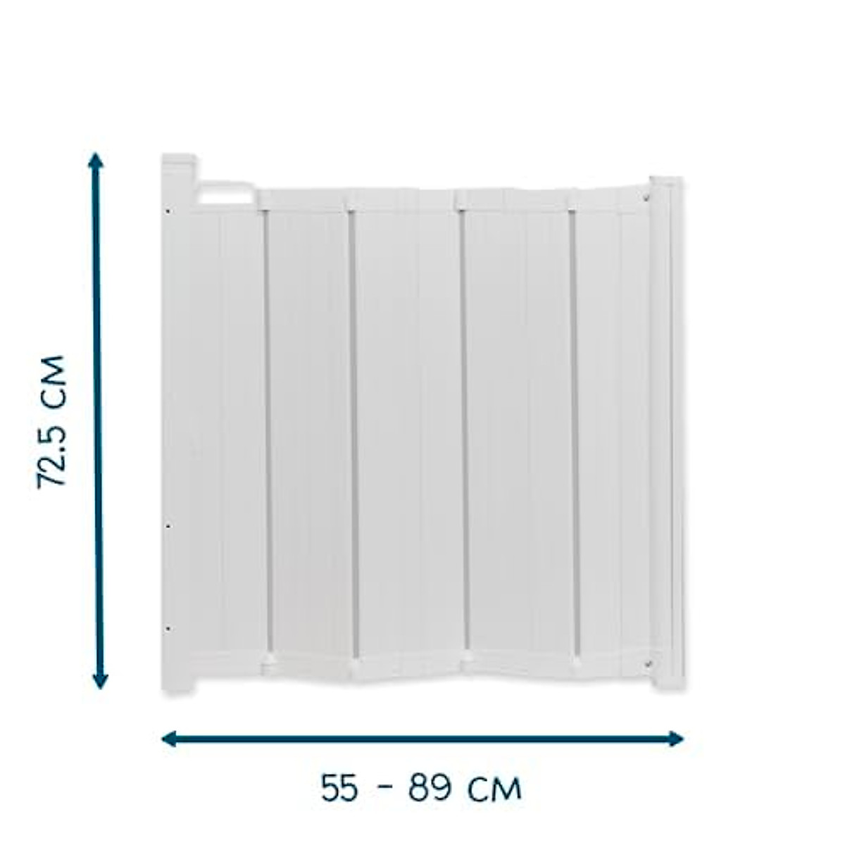 BabyDan Guard Me, Auto Retractable Safety Gate, Fits 22" - 36" Openings, White