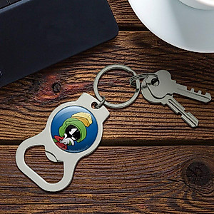 GRAPHICS & MORE Looney Tunes Marvin The Martian Keychain with Bottle Cap Opener