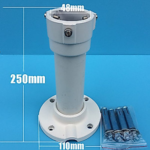 OdiySurveil Security Surveillance Camera Ceiling Mount Bracket for HIKVision CCTV PTZ Camera Aluminum Alloy Liftting Bracket White DS-1661ZJ