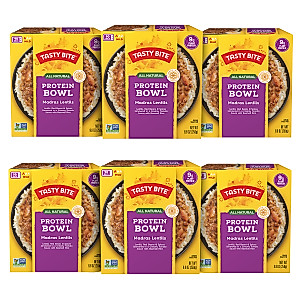Tasty Bite Indian Style Chili & Rice Bowl, 8.8 Ounce, Pack of 6, Ready to Eat, Organic Basmati, Microwaveable, Vegetarian