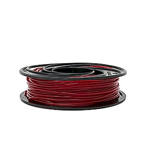 Gizmo Dorks 3D Printer Filament 3mm (2.85mm) 200g, 4 Color Sample Pack - Flexible Red, Polycarbonate Blue, Nylon Clear, PETG Green