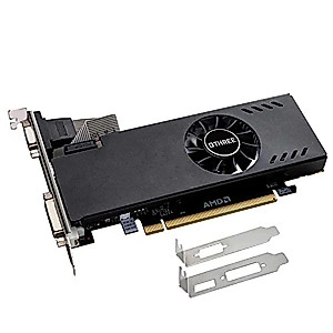 QTHREE Radeon RX 550 Low Profile Graphics Card,4GB,GDDR5,128-Bit,VGA,DVI,HDMI,Desktop Small Form Factor Video Card for PC Gaming,Computer GPU,PCI Express X8 3.0,HDPC,Support 4K,DirectX 12