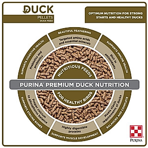 Purina | Nutritionally Complete Duck Feed for All Life-Stages | 5 Pound (5 lb.) Bag