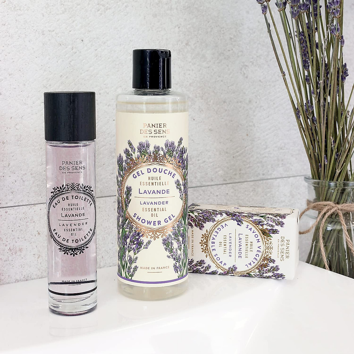 Panier des Sens - Lavender Eau de Toilette - Valentines Day Gifts for Women - Light Perfume for Women - Floral Fragrance - Gift Ideas for Her - Parfum Made in France – Hair & Body Spray 1.7 Floz