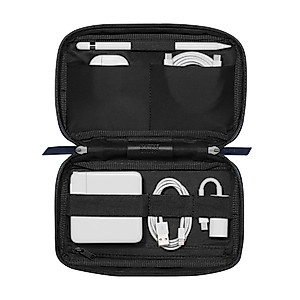 Native Union Stow Organizer – Premium Travel Tech Kit Crafted with Durable Canvas – Keep Essentials Organized with Flexible Storage & Quick-Access Pocket for Cables, Chargers, SIM Card & More (Indigo)