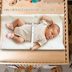 Truwelby Changing Pad, Waterproof Bamboo Cover Contour Diaper Changing Pad for Dresser Top, Baby Changing Table Pad Cover Hypoallergenic Washable