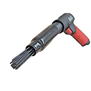 2 in 1 Pistol Air Pneumatic Needle Scaler Hammer Chisel 5000BPM 19 Needles 5 Chisels Remove Paint Rust Welding xx588