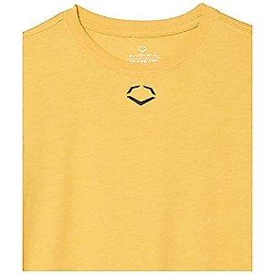 EvoShield Youth Heather Short Sleeve Tee - Light Gold, Large