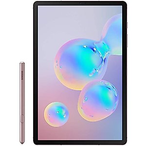 Samsung Galaxy Tab S6 10.5 inches, 128GB WiFi Tablet Rose Blush- SM-T860NZNAXAR (Renewed)