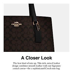 COACH Tatum Carryall 40, Brown Black