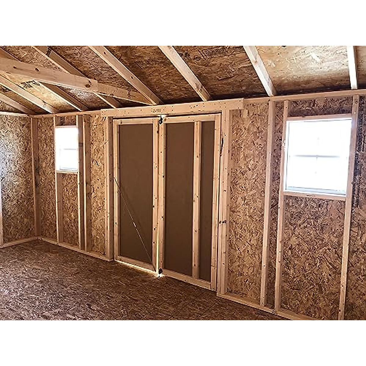 Little Cottage Co. 8x14 Value Workshop Shed, Wood Do-It-Yourself Precut Kit, Outdoor Storage with Window for Backyard, Lawn, Garden, Patio