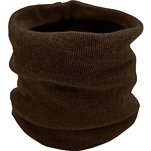 Winter Thermal Neck Gaiter, 4 Pack Fleece Lined Interior Face Scarf Tube Wrap, Mens Womens Bulk (4 Pack Assorted Solids)