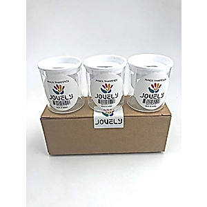 Jovely Manual Pencil Sharpener for Kids, Students, Teachers and Office Workers at School Classroom, Office and Home, 2 Size Holes for Standard and Jumbo Pencils, Pack of 3