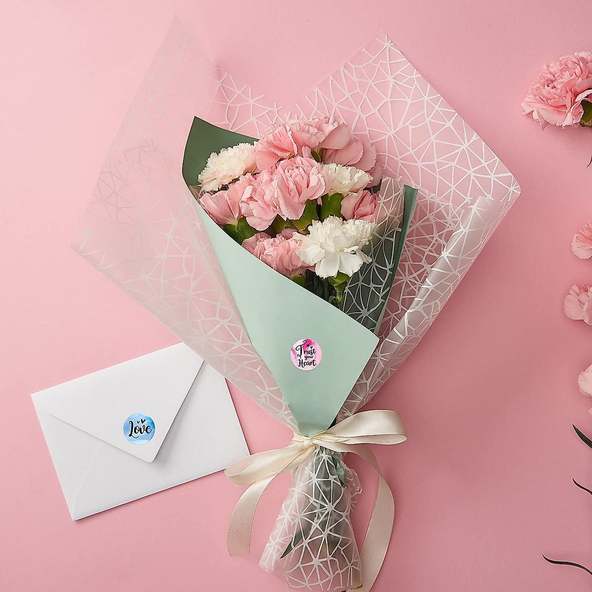 480 Pieces Inspirational Bible Verse Stickers Motivational Scripture Round Bible Stickers Faith Encouraging Decals for Prayer Laptop Phone Water Bottle Scrapbook(Cute Styles)