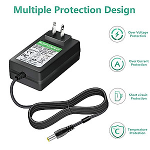 New AC Adapter for Elmo TT-12 TT-12ID TT12 TT12ID TT-02 9419 TT-02s Projector Interactive Document Camera #1331 P/N : Elmo 5ZA0000104C Power Supply Cord Cable PS Wall Home Battery Charger 12V