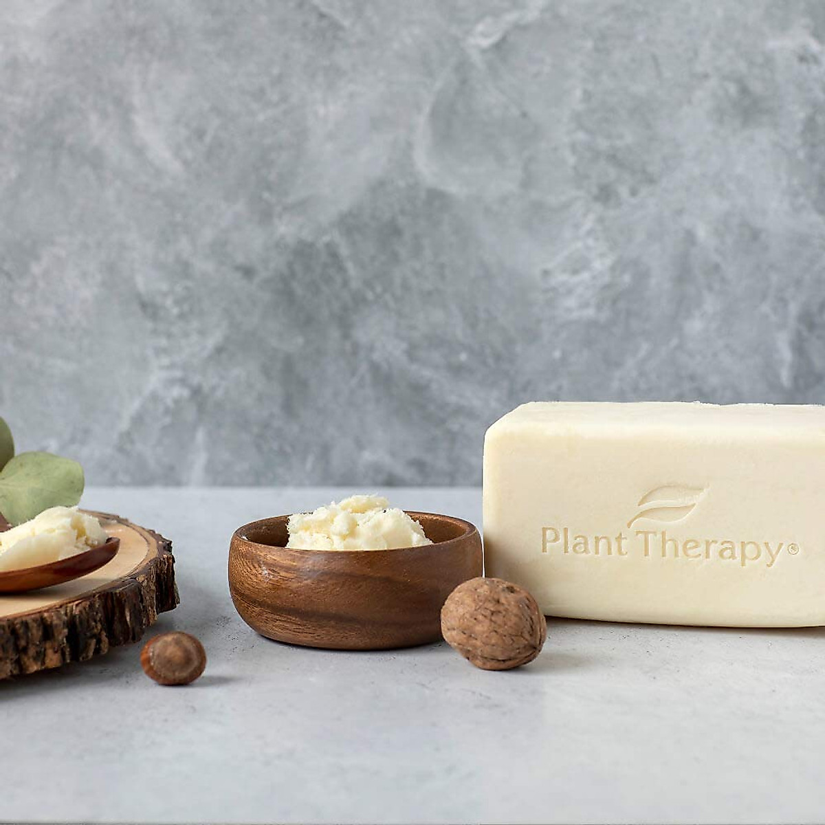 Plant Therapy Organic African Shea Butter Raw, Unrefined USDA Certified16 ounce Bar 100% Pure, Natural Moisturizer For Dry, Cracked Skin, Best for DIY