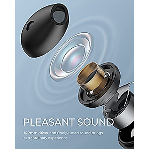 SoundPEATS Air3 Wireless Earbuds Mini Bluetooth V5.2 Earphones with Qualcomm QCC3040 and aptX-Adaptive, 4-Mic and CVC 8.0 Noise Cancellation, TrueWireless Mirroring Tech, in-Ear Detection