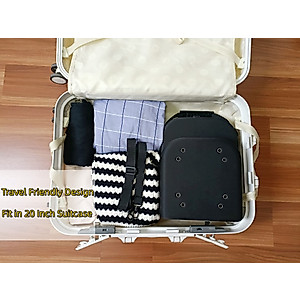 Sanseenia Hat Case for Travel, Hat Storage for Baseball Caps, Caps Carrier with Carry Handle & Shoulder Strap, Baseball Cap Organizer Holder for 6 Hats, Perfect for Traveling and Home Storage