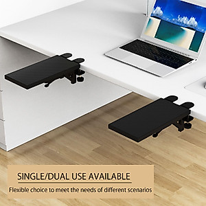OUGIC Computer Armrest Computer Desk Computer Desk Adjustable Armrest Support Ergonomic Rotating Armrest Support for Table Desk Chair Desk