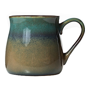 Artisan Owl Mom Est. 2023 - Hand Carved Ceramic Pottery - New Parent - 16oz Coffee Tea Mug (Mom Est 2023)