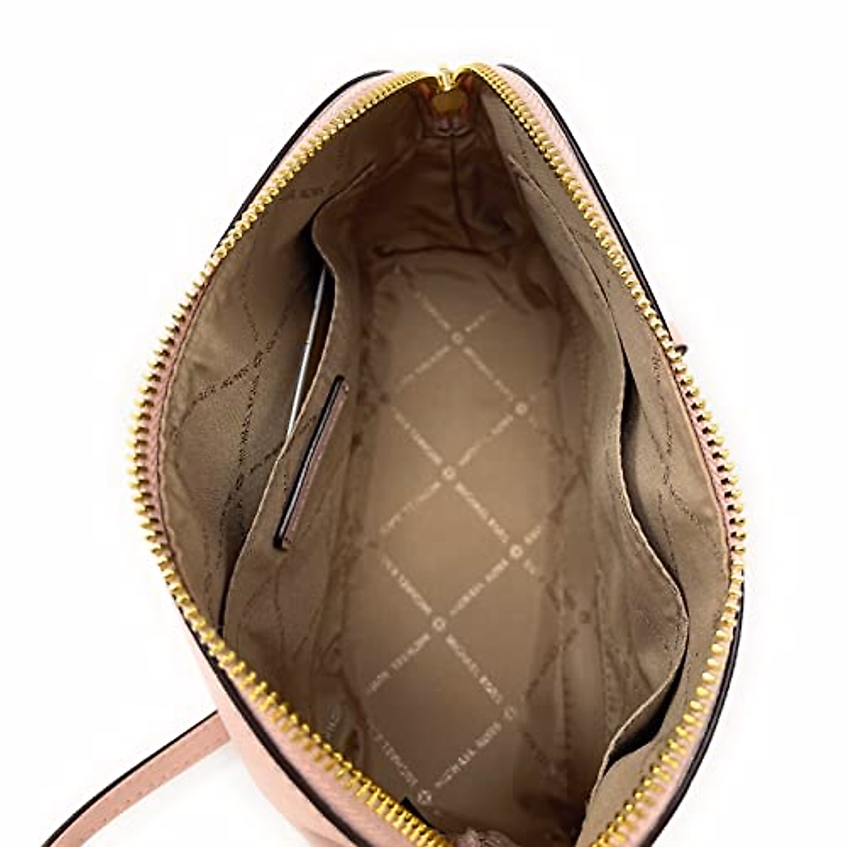 Michael Kors Jet Set Medium Crossbody Leather Handbag (Powder Blush)