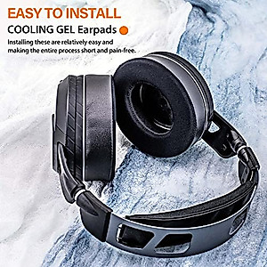 Earpads Compatible with Elite Pro 2 + / Pro 2 / Elite Atlas Pro Headset I Cooling Gel Replacement Ear Cushion with Microphone Foam - NOT FIT Elite Atlas Aero (Cooling Gel)