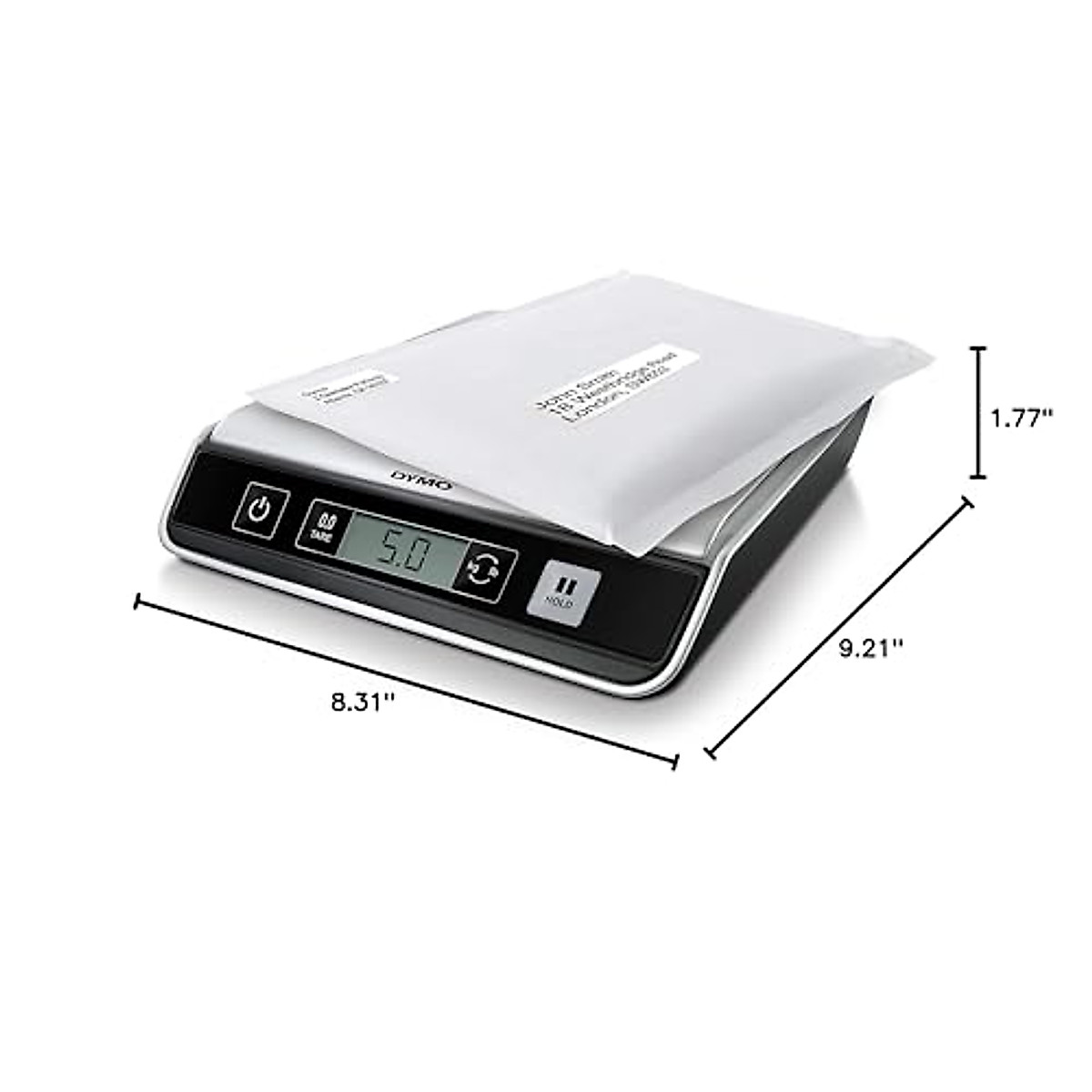 DYMO M10 Digital Package & Shipping Scale | up to 10KG Capacity | 20 cm x 20 cm