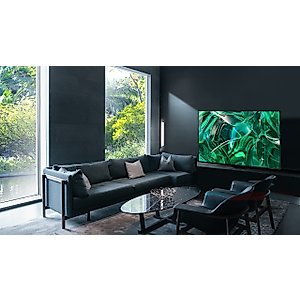 SAMSUNG 55" Class OLED 4K S95C Series, Quantum HDR, Dolby Atmos, Object Tracking Sound+, Q Symphony, Gaming Hub, Motion Xcelerator Turbo Pro Smart TV, with Alexa Built-in (QN55S95CA, 2023) (Renewed)