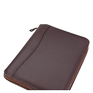 FranklinCovey - FC Basics Spacemaker Binder - Vinyl - Zipper Binder for Planners (Classic, Burgundy)