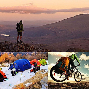 JANFINE Merino Wool Hiking Socks Thermal Warm Cushion Boot Socks for Men & Women（（Dark Grey(2 pairs),US Size 9-13）