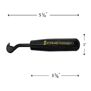 StaplePopper Mini - Staple Remover. Fastest and Easiest Way to Remove Carpet Staples! Heavy Duty Contractor Grade!